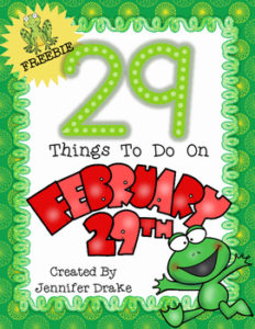 FREE MISC. LESSON – “Leap Year *FREEBIE*” – The Best of Teacher ...