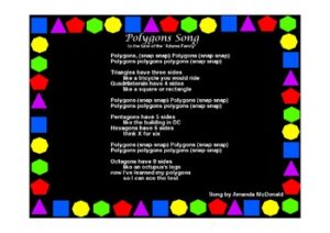 FREE MATH LESSON – “Polygon Song PDF” – The Best of Teacher ...
