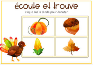 FREE MISC. LESSON – “FRENCH FREEBIE Thanksgiving Vocabulary – L’action ...