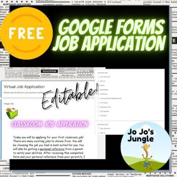 Google-Forms™-Virtual-Job-Application – The Best of Teacher ...