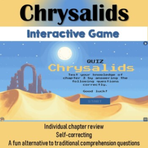 The Chrysalids- Chapter 3 Review Game – The Best of Teacher ...
