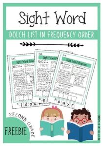 FREE LANGUAGE ARTS LESSON – “Dolch Sight Word Worksheet NO-PREP FREEBIE ...