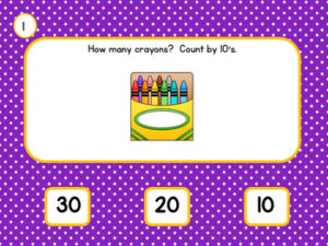 FREE MATH LESSON – “Interactive PowerPoint Counting by 10’s with ...