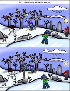 Seasons-Spot-the-Difference-Visual-Perceptual-Activities – The Best of ...