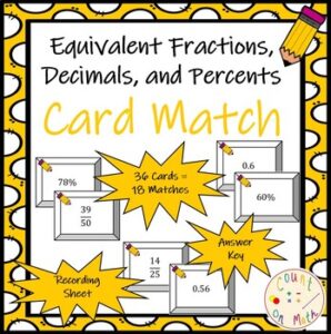 Equivalent Fractions Decimals – The Best of Teacher Entrepreneurs ...