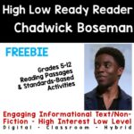 FREE LANGUAGE ARTS LESSON – “Chadwick Boseman Differentiated Standards ...